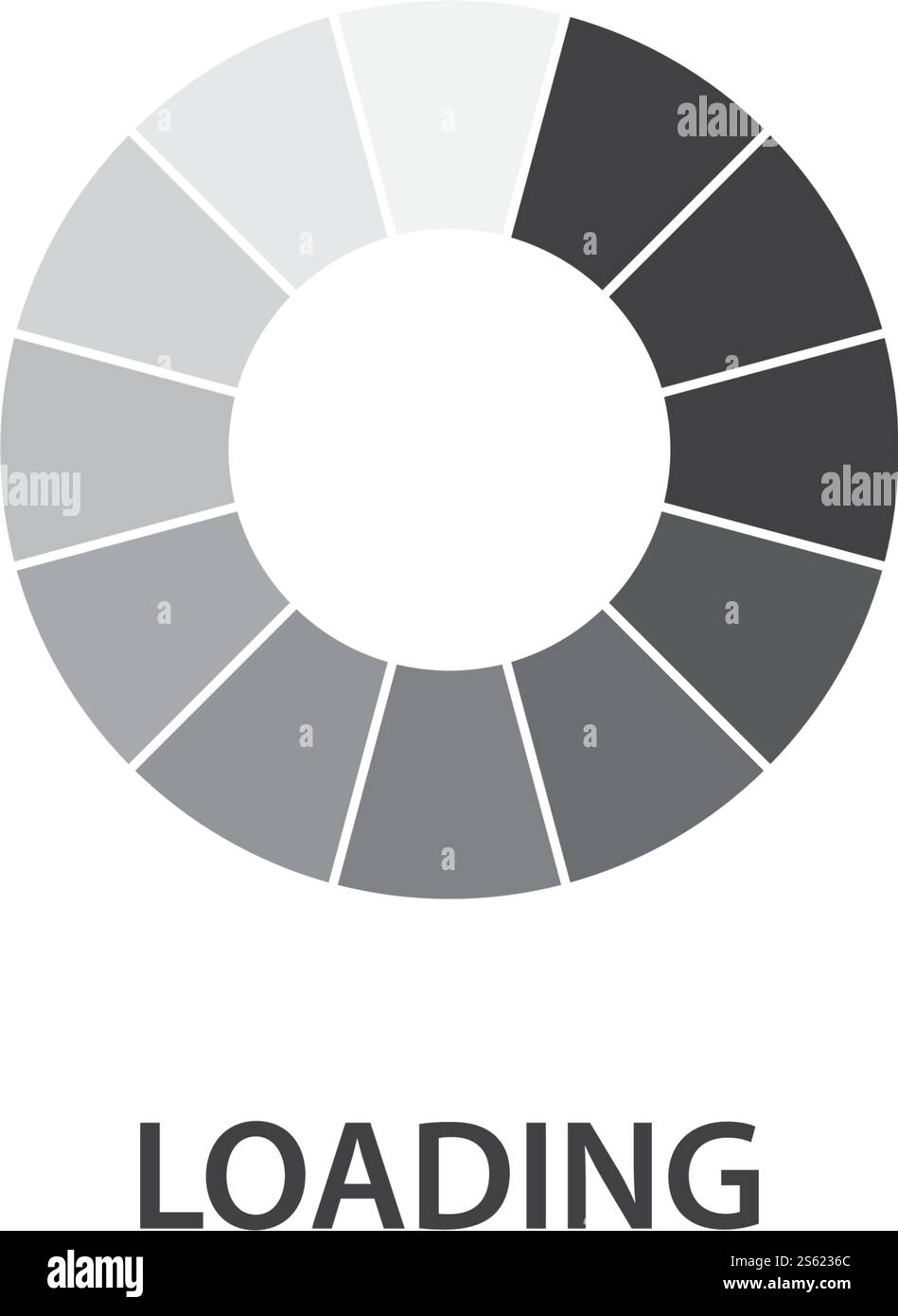 Loading indicator icon vector flat design Stock Vector Image & Art - Alamy
