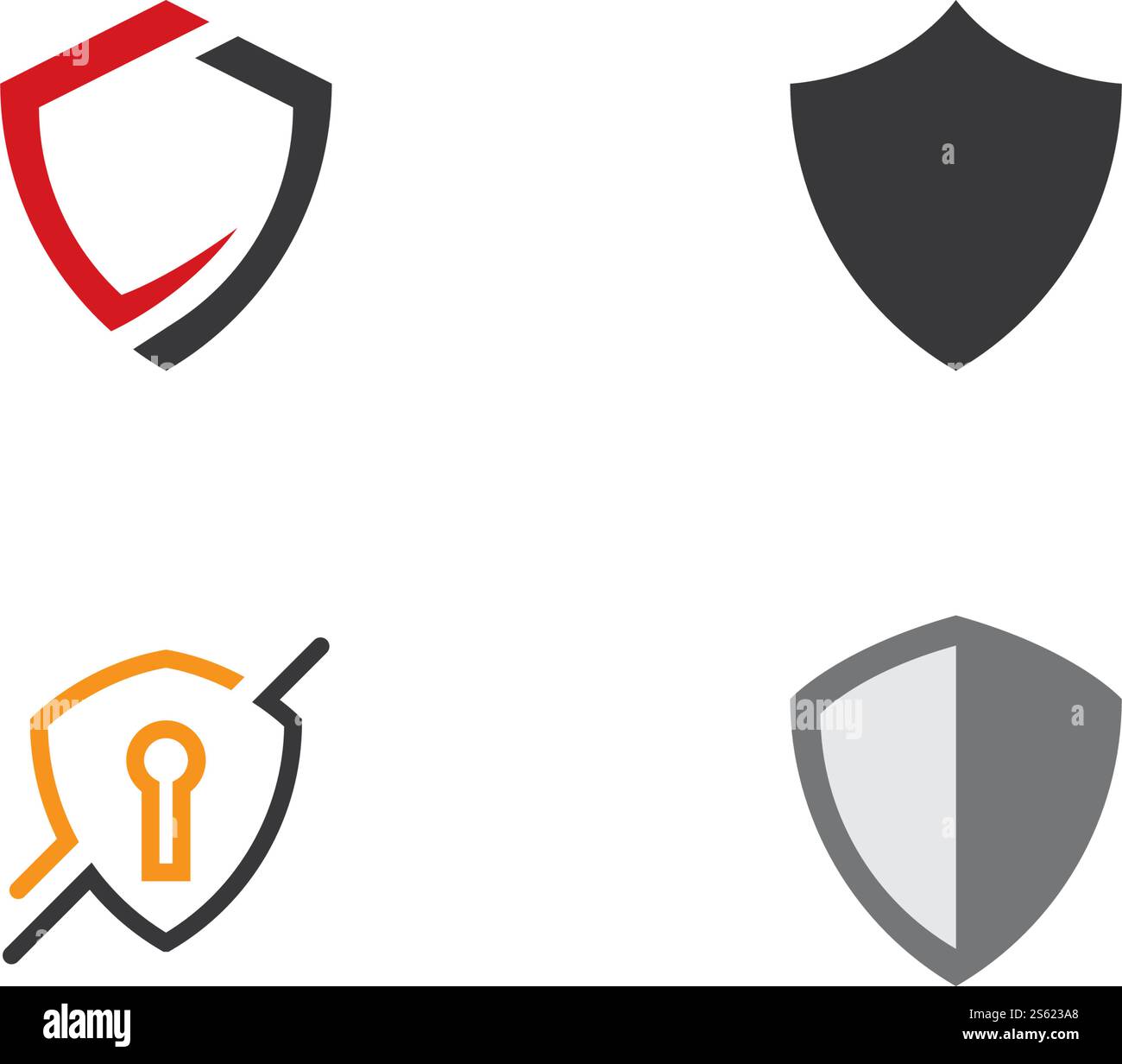 Shield symbol logo template vector Stock Vector Image & Art - Alamy