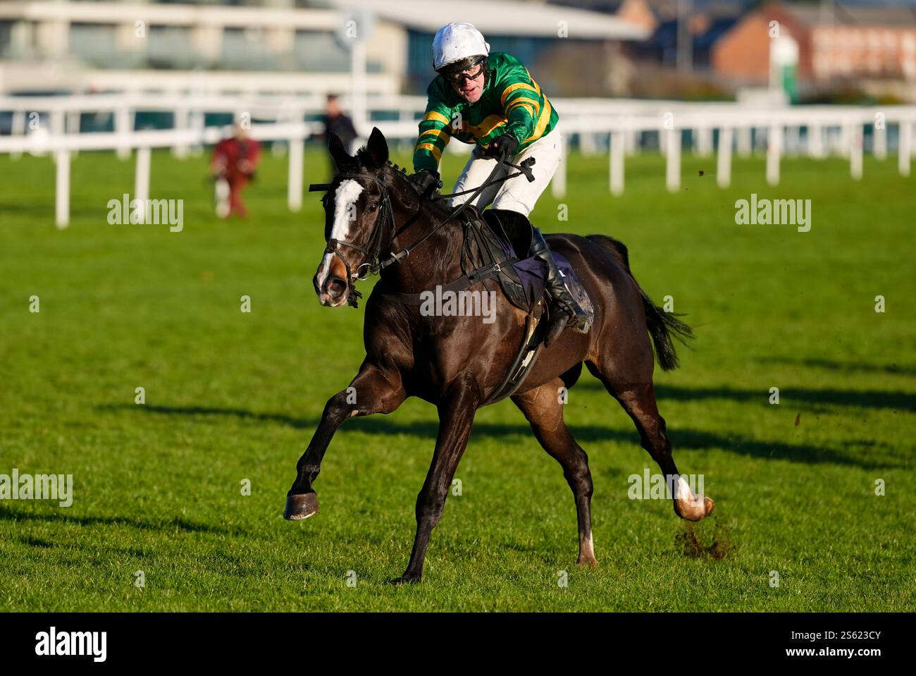Jasmin De Grugy ridden by Richie McLernon winning the DJB Cleaning ...