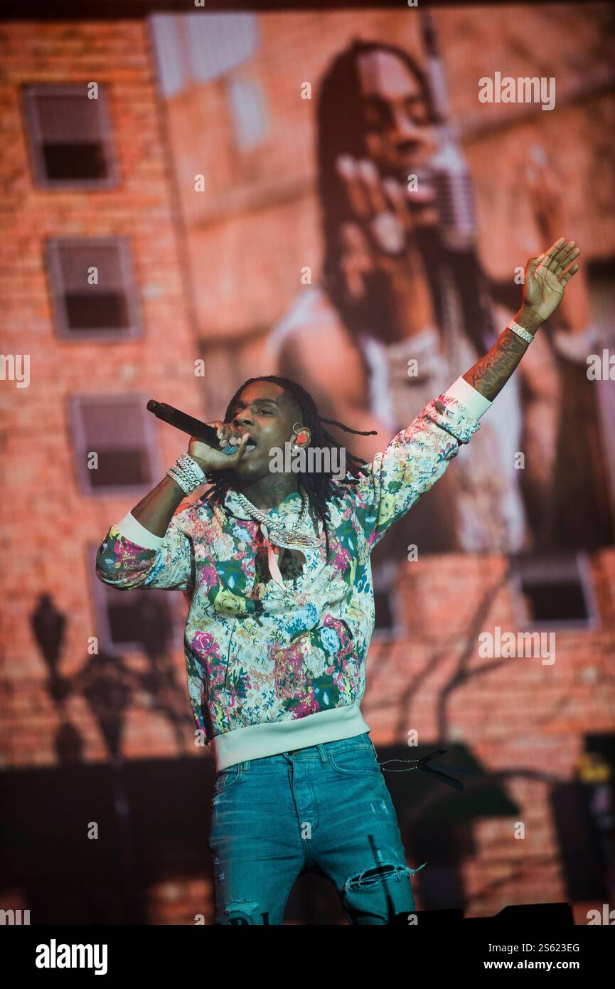 Polo G performing at Reading Festival on 26th August 2022 Stock Photo ...