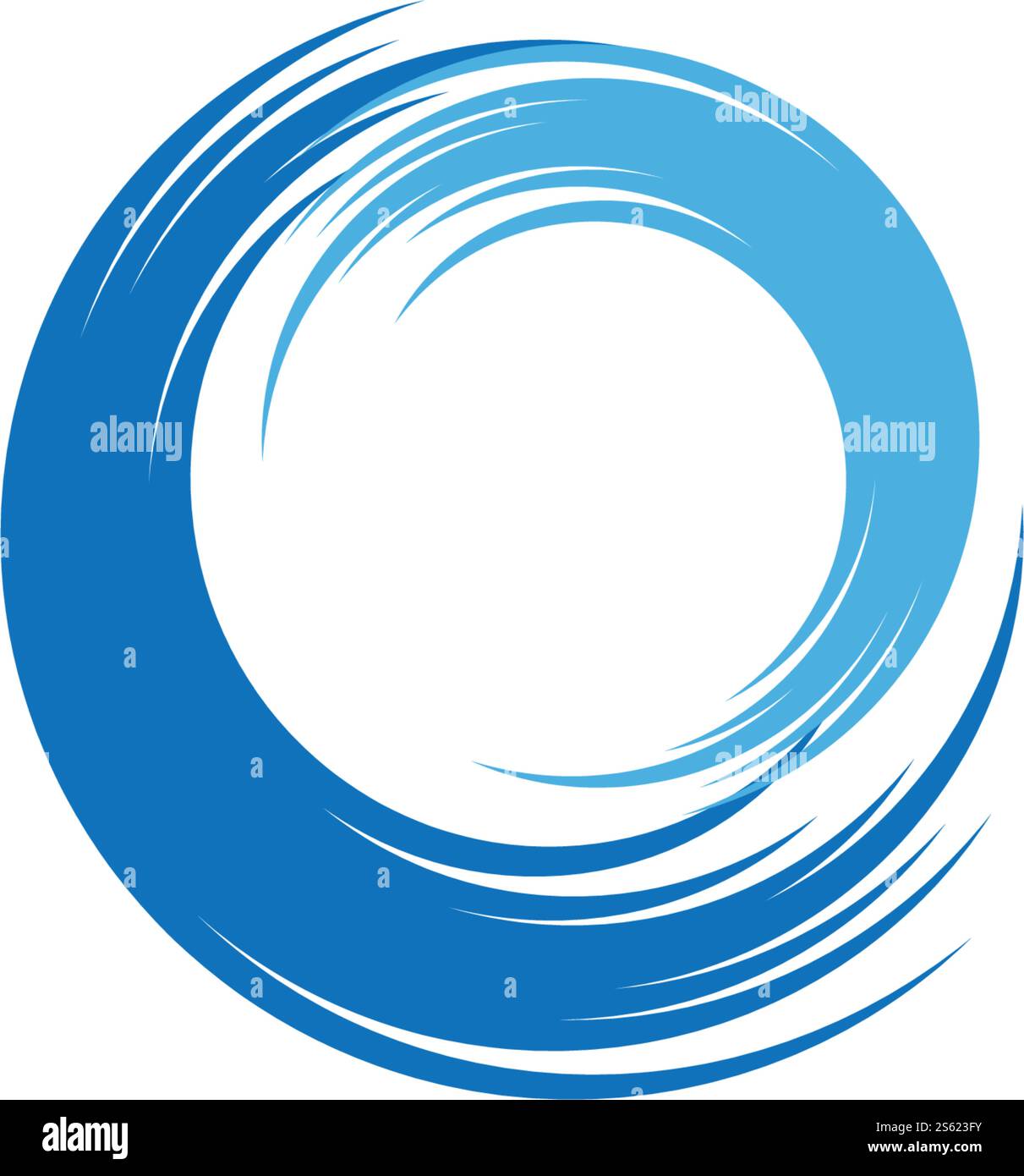 Circle magic swirl logo vector illustration Stock Vector Image & Art ...