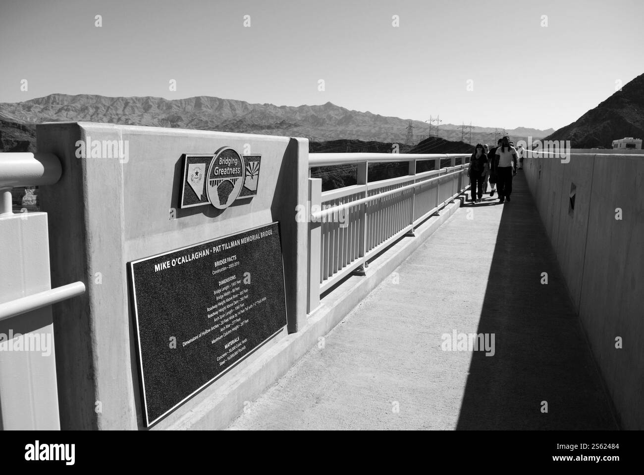 Mike O’Callaghan–Pat Tillman Memorial Bridge at Hoover Dam, Arizona ...