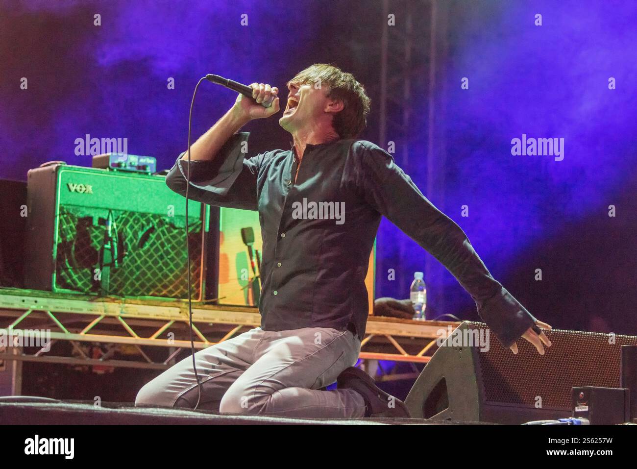 Brett Anderson of 'Suede' performing at the Victorious Festival 2022 ...