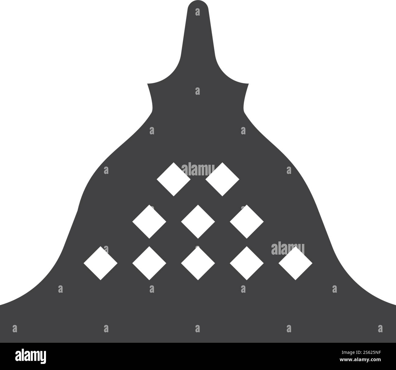 Stupa temple logo flat design vector Stock Vector Image & Art - Alamy