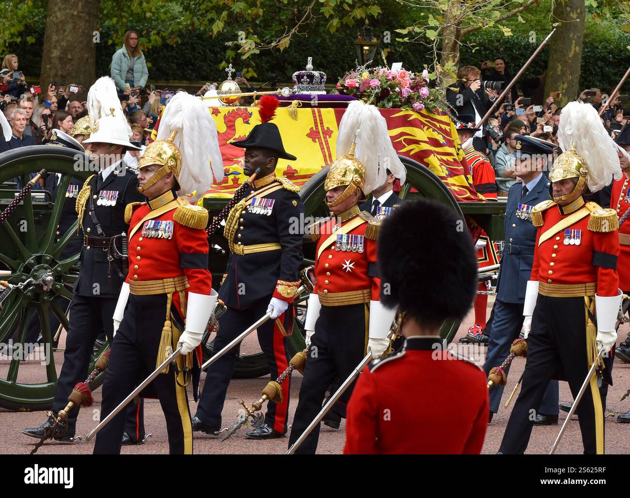 The Coffin of Queen Elizabeth II at the The State Funeral of Her ...