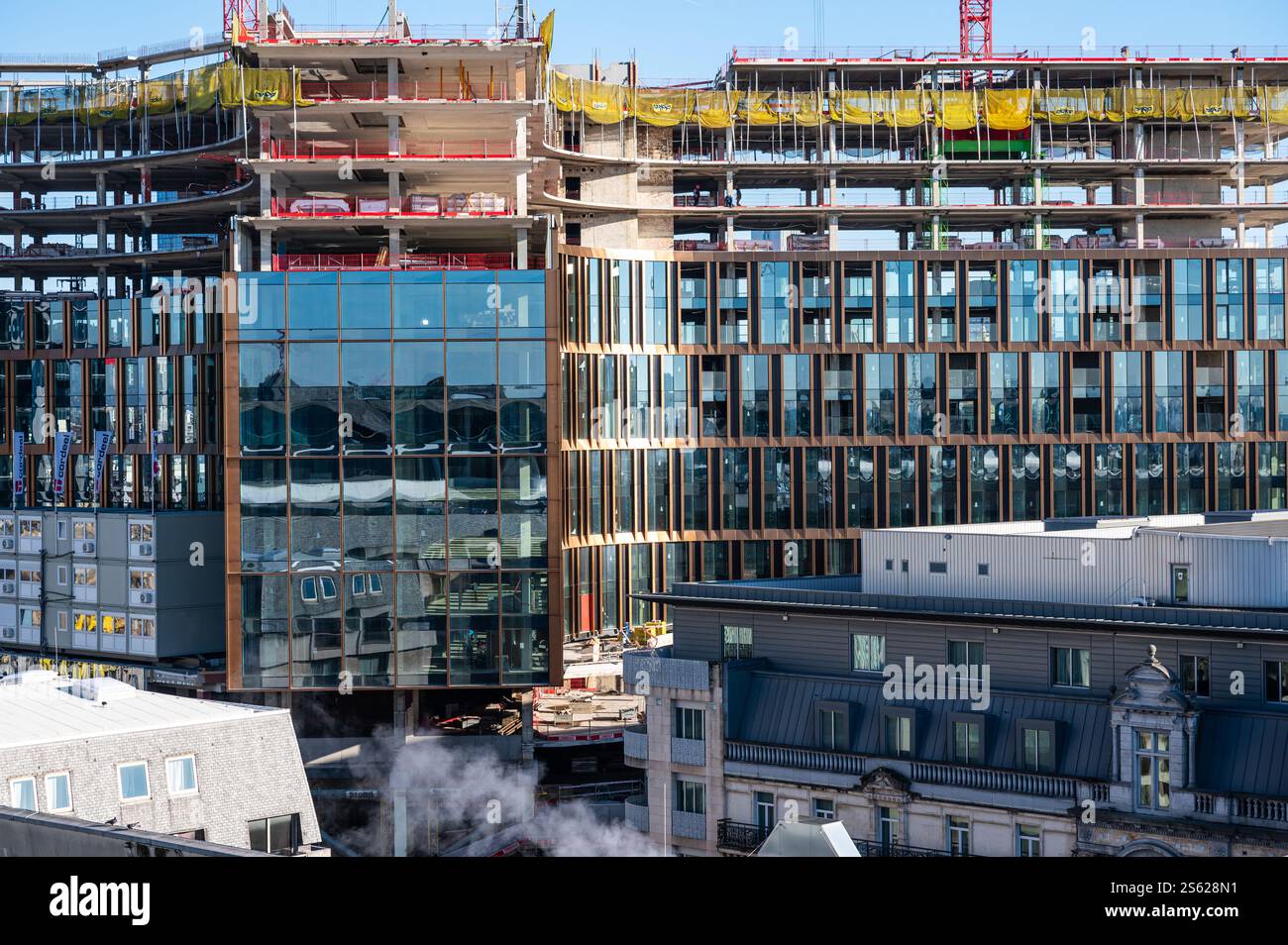 High angle view over the Oxy tower from architect Snohetta under ...