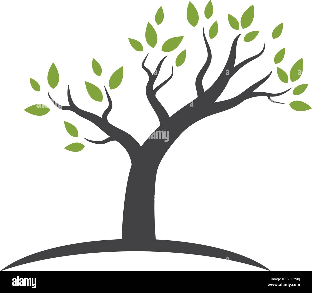 Tree logo template vector illustration Stock Vector Image & Art - Alamy