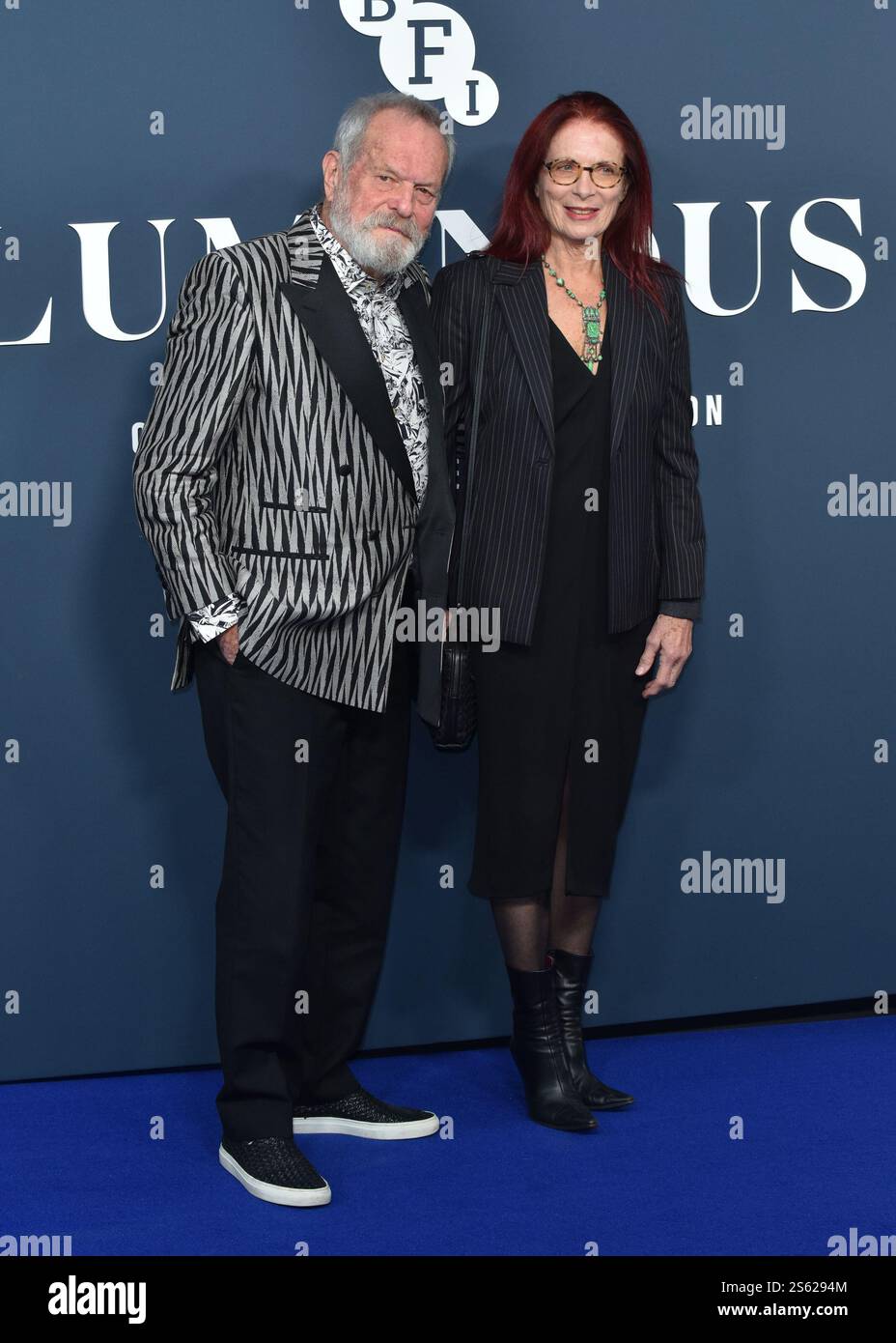 Terry Gilliam and Maggie Weston attends the BFI London Film Festival ...