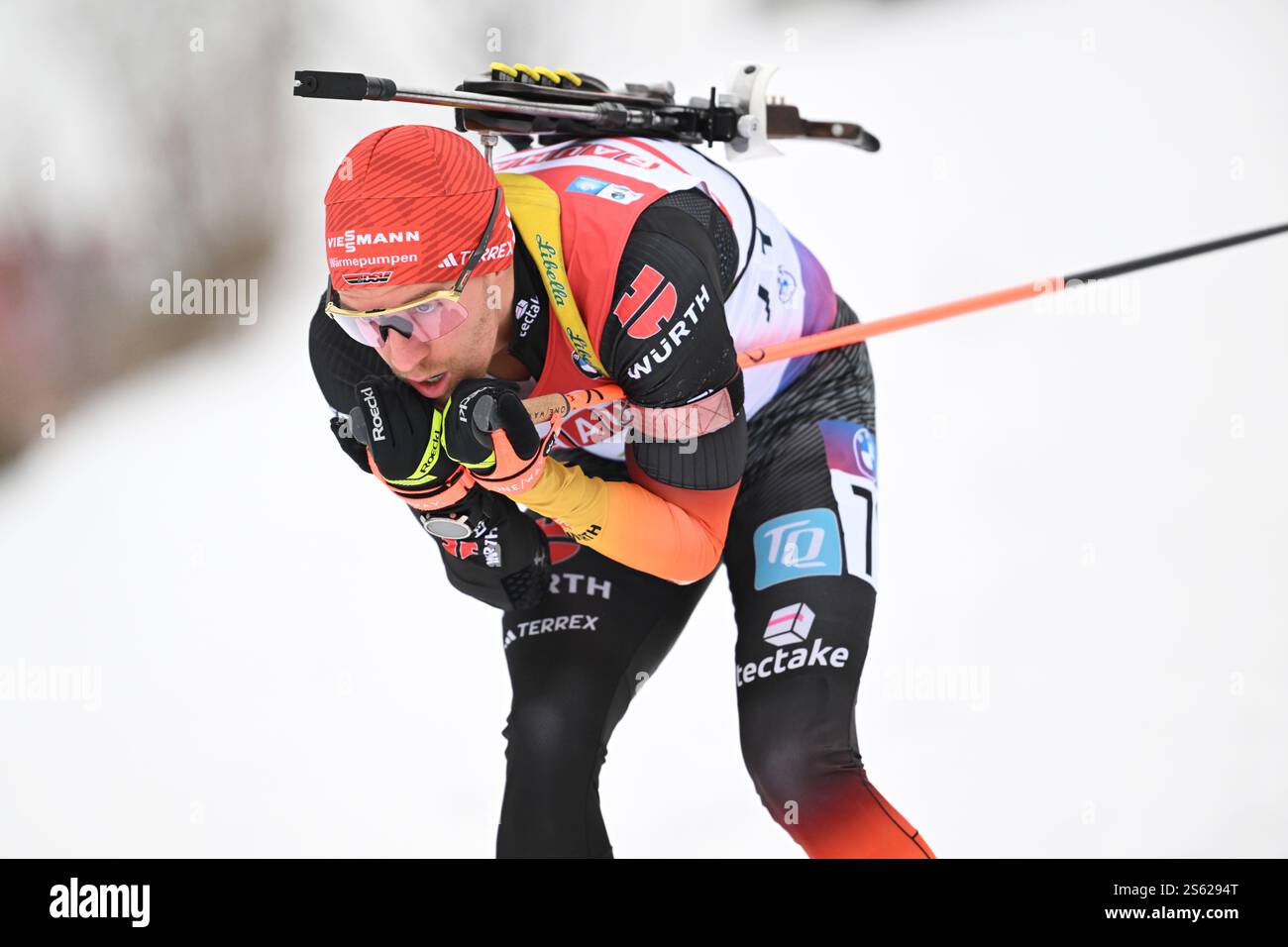 Ruhpolding, Germany. 15th Jan, 2025. Biathlon; World Cup, individual 20 ...