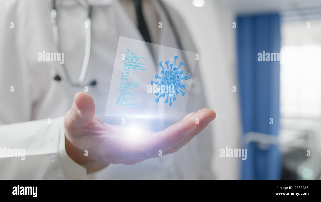 Doctor using artificial intelligence hi-res stock photography and ...