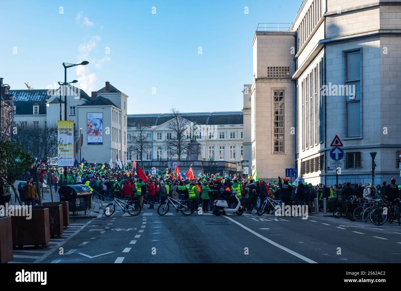 National strike and protestation march against pension budget plans ...