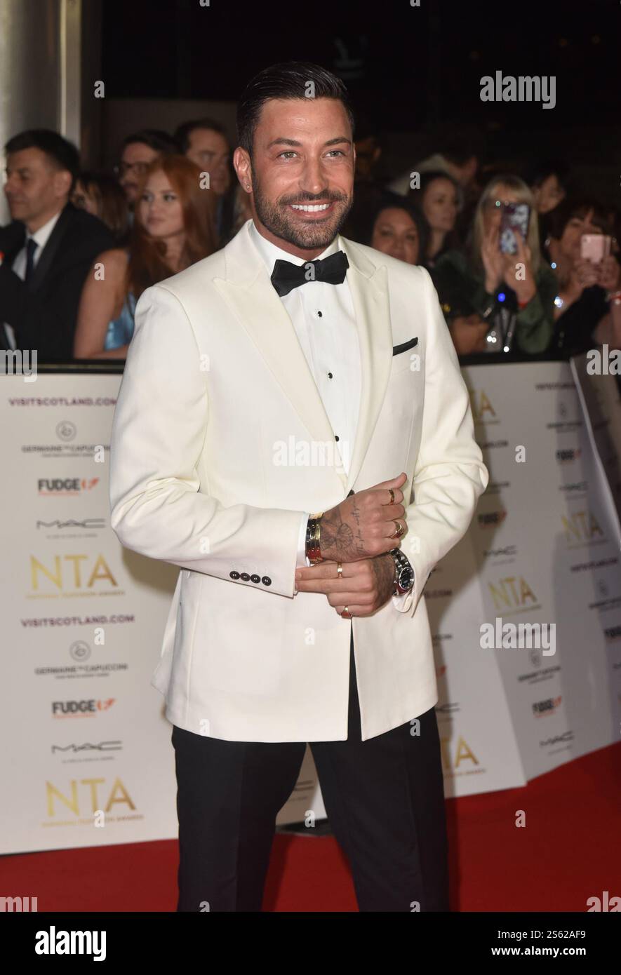 Giovanni Pernice attends the National Television Awards at the OVO ...