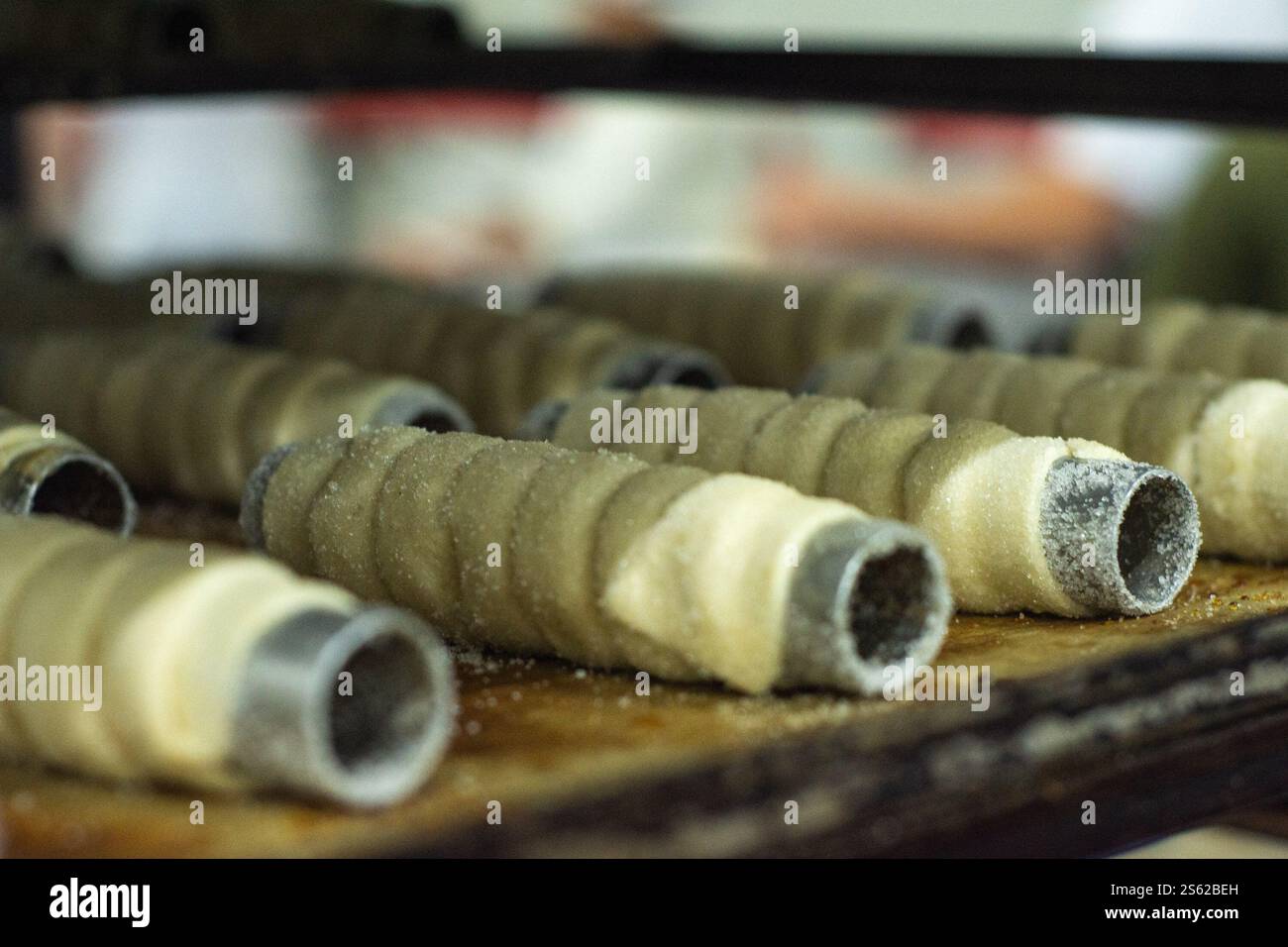 Traditional cake and sweet pastry. It is made from rolled dough ...