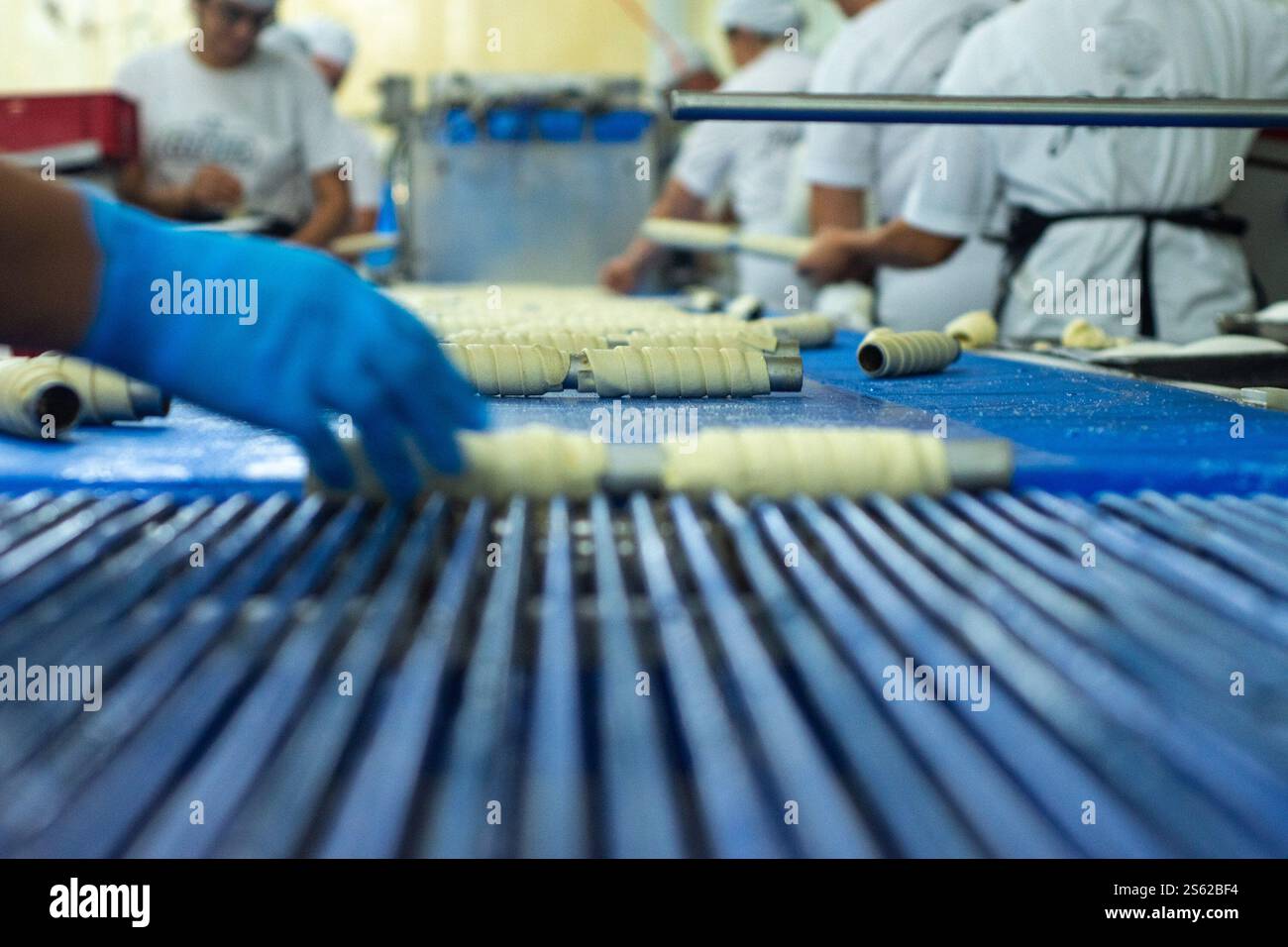 Traditional cake and sweet pastry. It is made from rolled dough ...