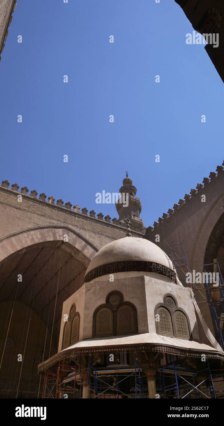 Ablution Fountain in The Mosque of Sultan Hassan, Cairo, Egypt Stock ...