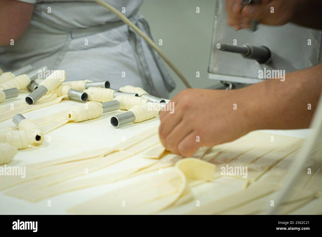 Traditional cake and sweet pastry. It is made from rolled dough ...