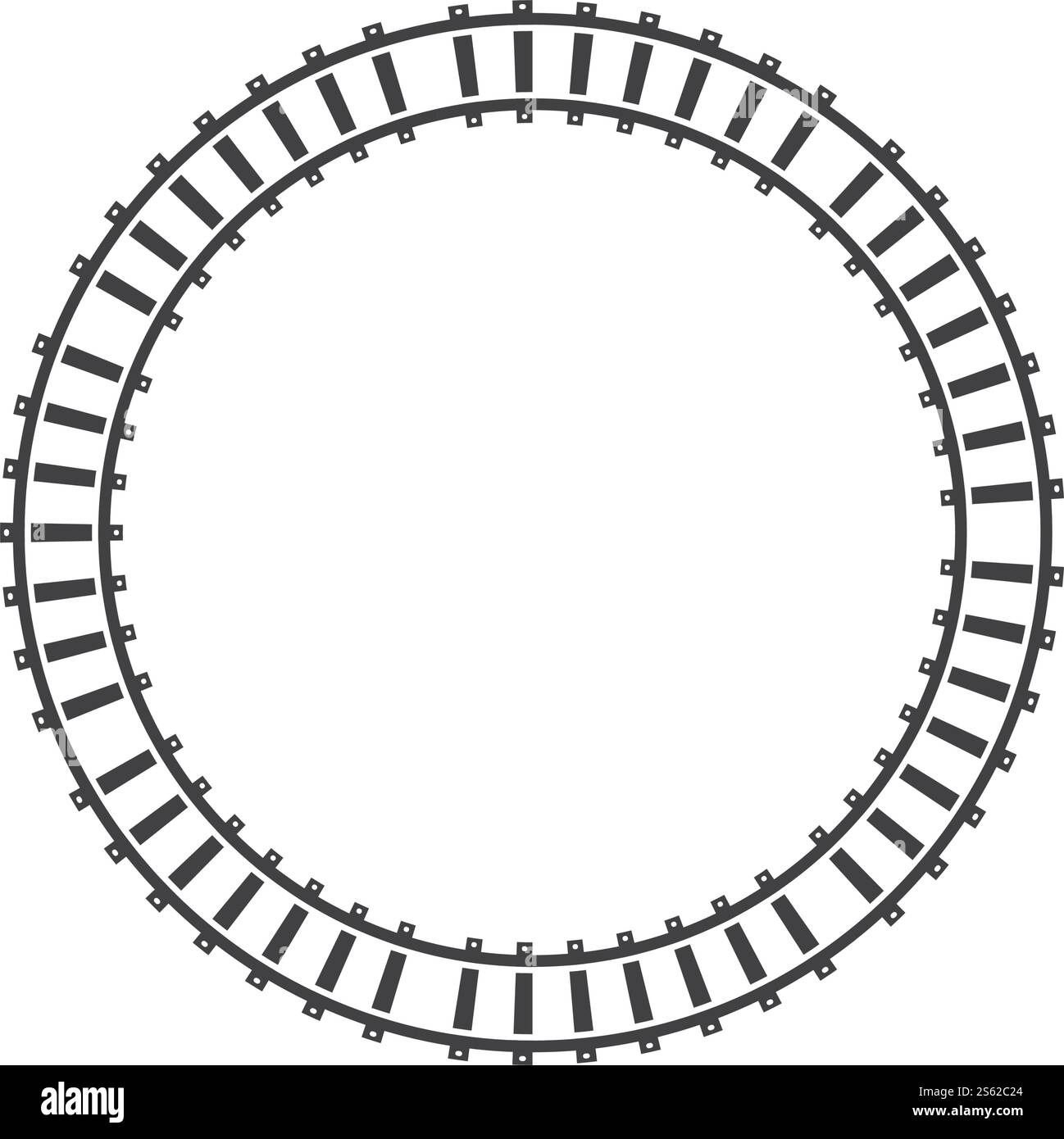 Railway illustration vector flat design Stock Vector Image & Art - Alamy