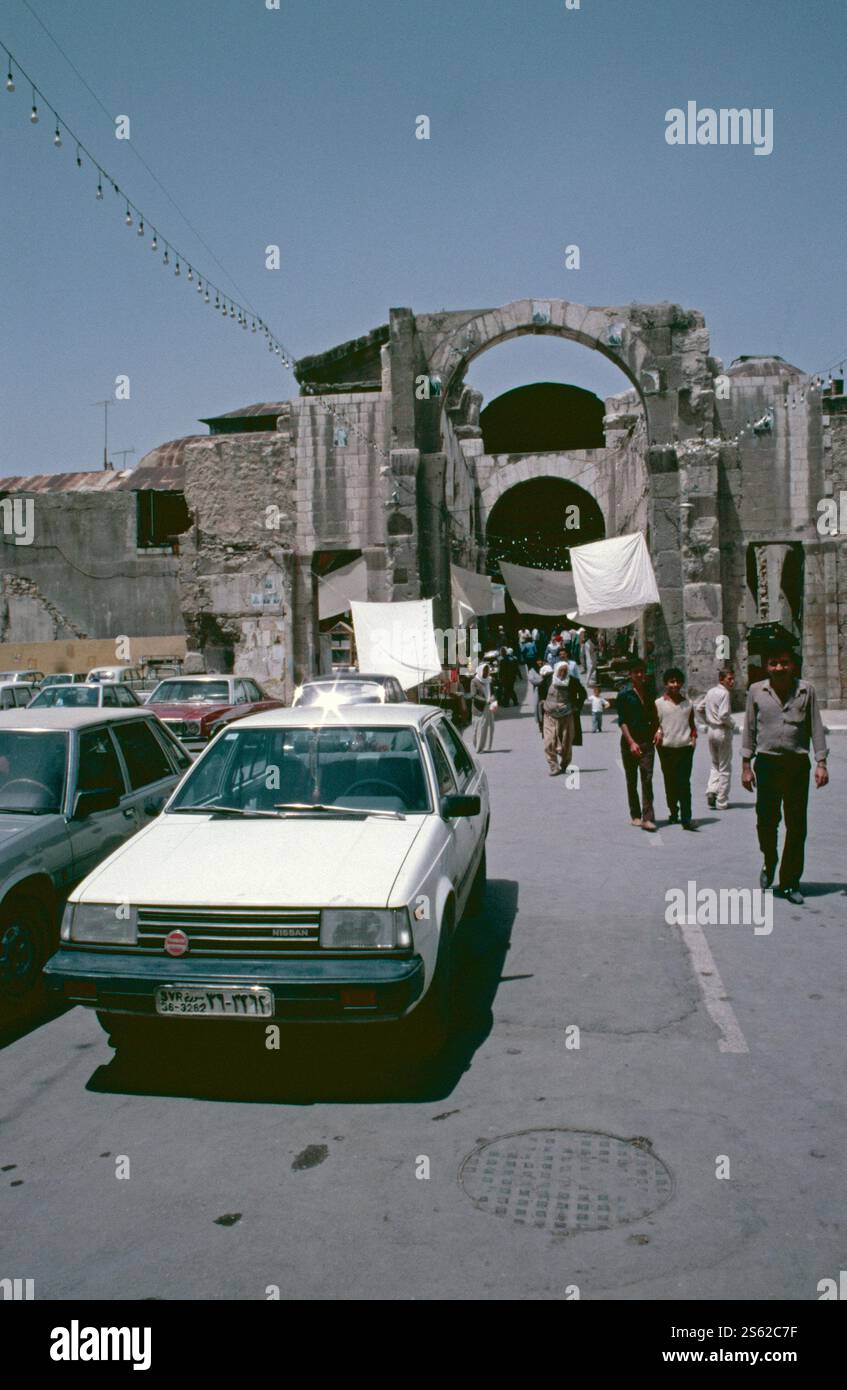 Temple of Jupiter, Damascus, Syria, May 1987 Stock Photo - Alamy