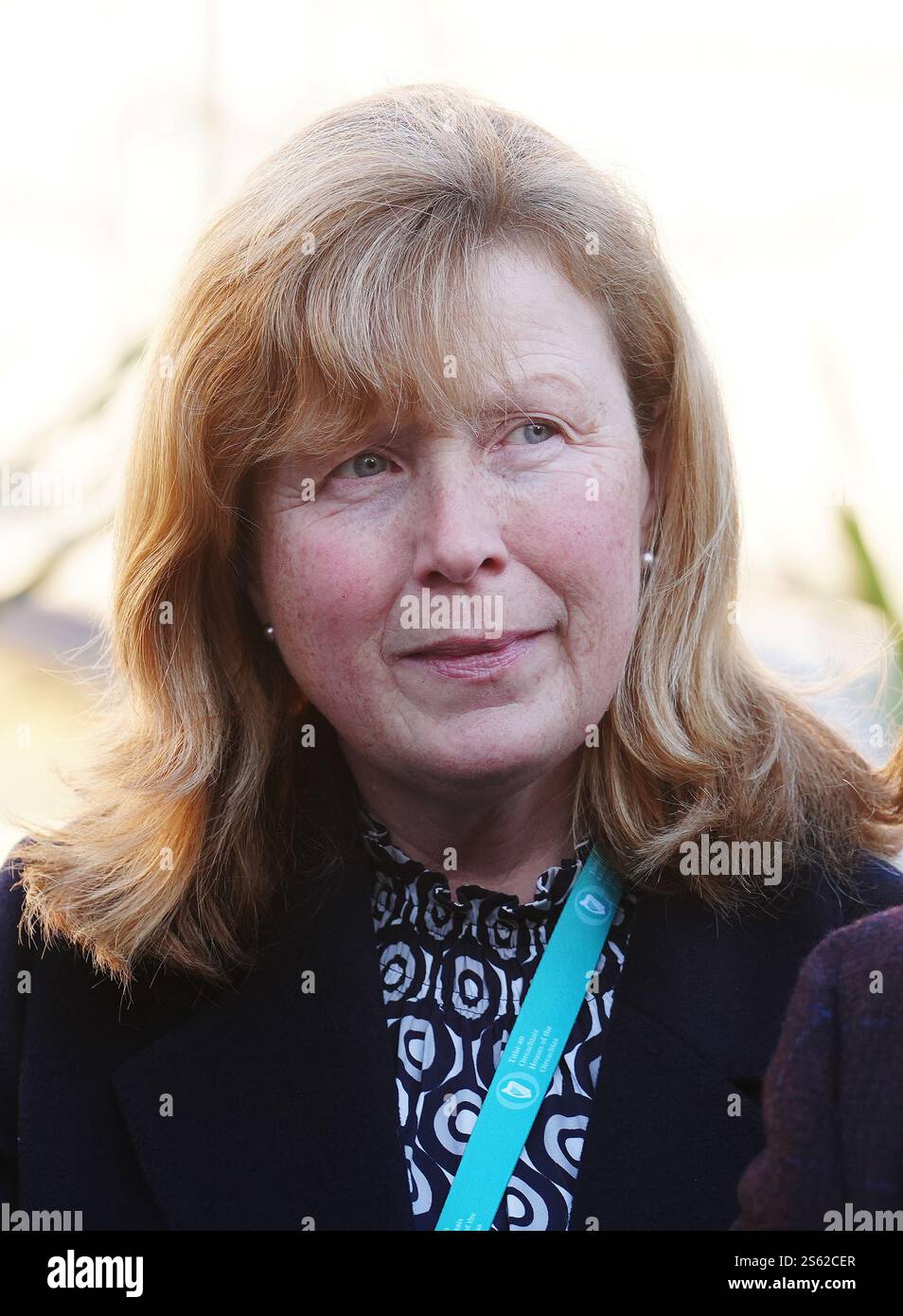 Independent TD Gillian Toole at Leinster House in Dublin, after a deal ...