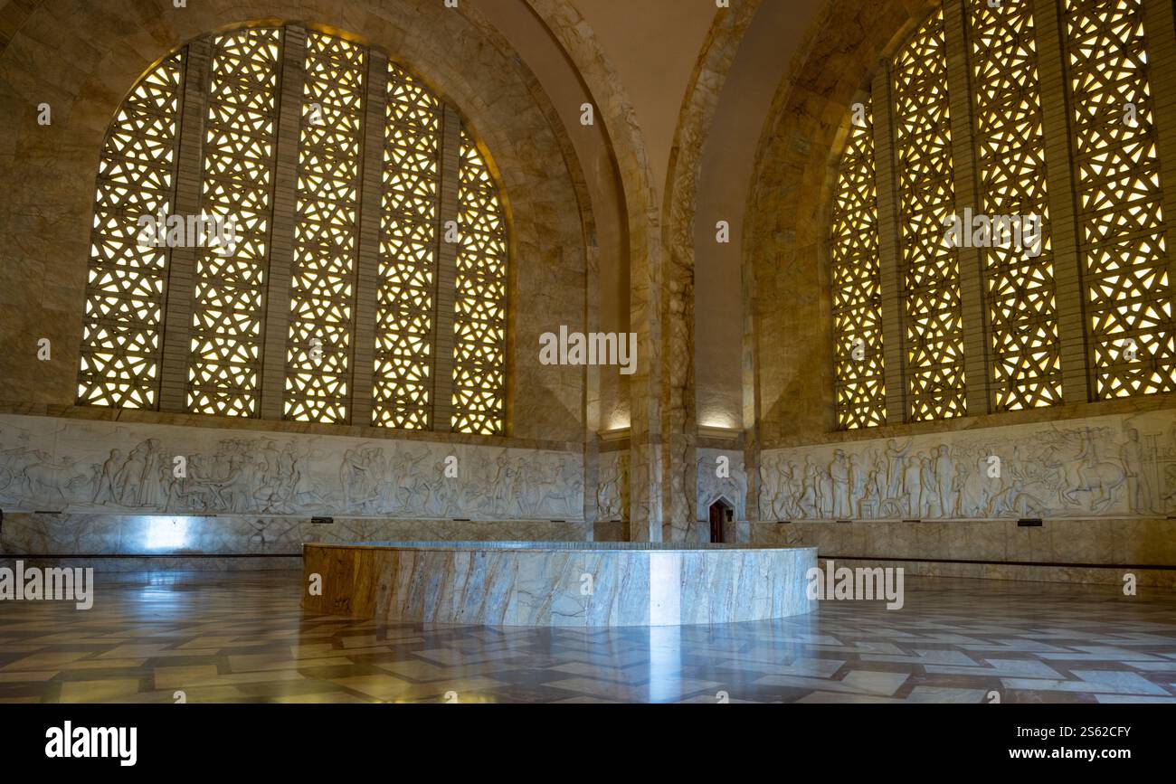 Voortrekker Monument, domed Hall of heroes interior. Memorial building ...