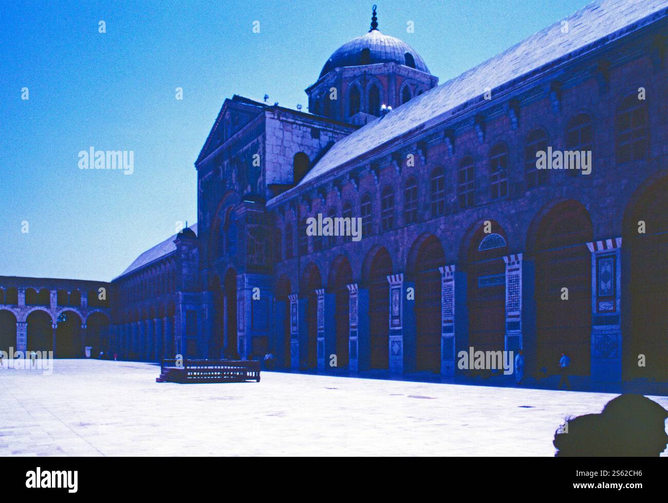 Courtyard, Umayyad Mosque, Great Mosque of Damascus, Damascus, Syria ...