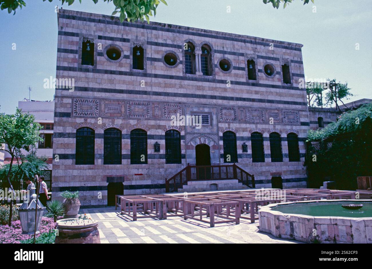 Family housing unit, Al-Azm Palace, Damascus, Syria, May 1987 Stock ...