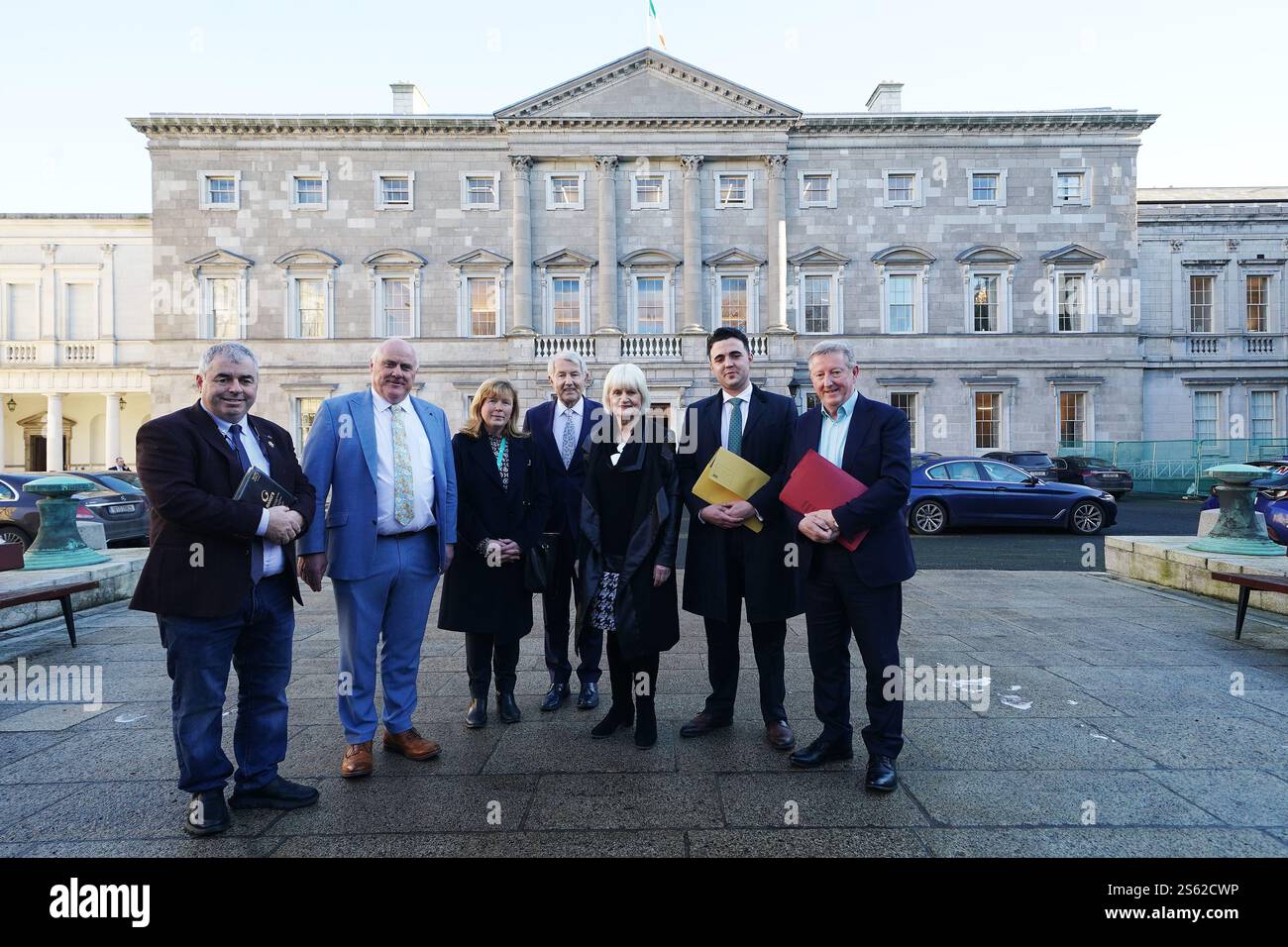 (Left to right) Kevin 'Boxer' Moran, Noel Grealish, Gillian Toole ...