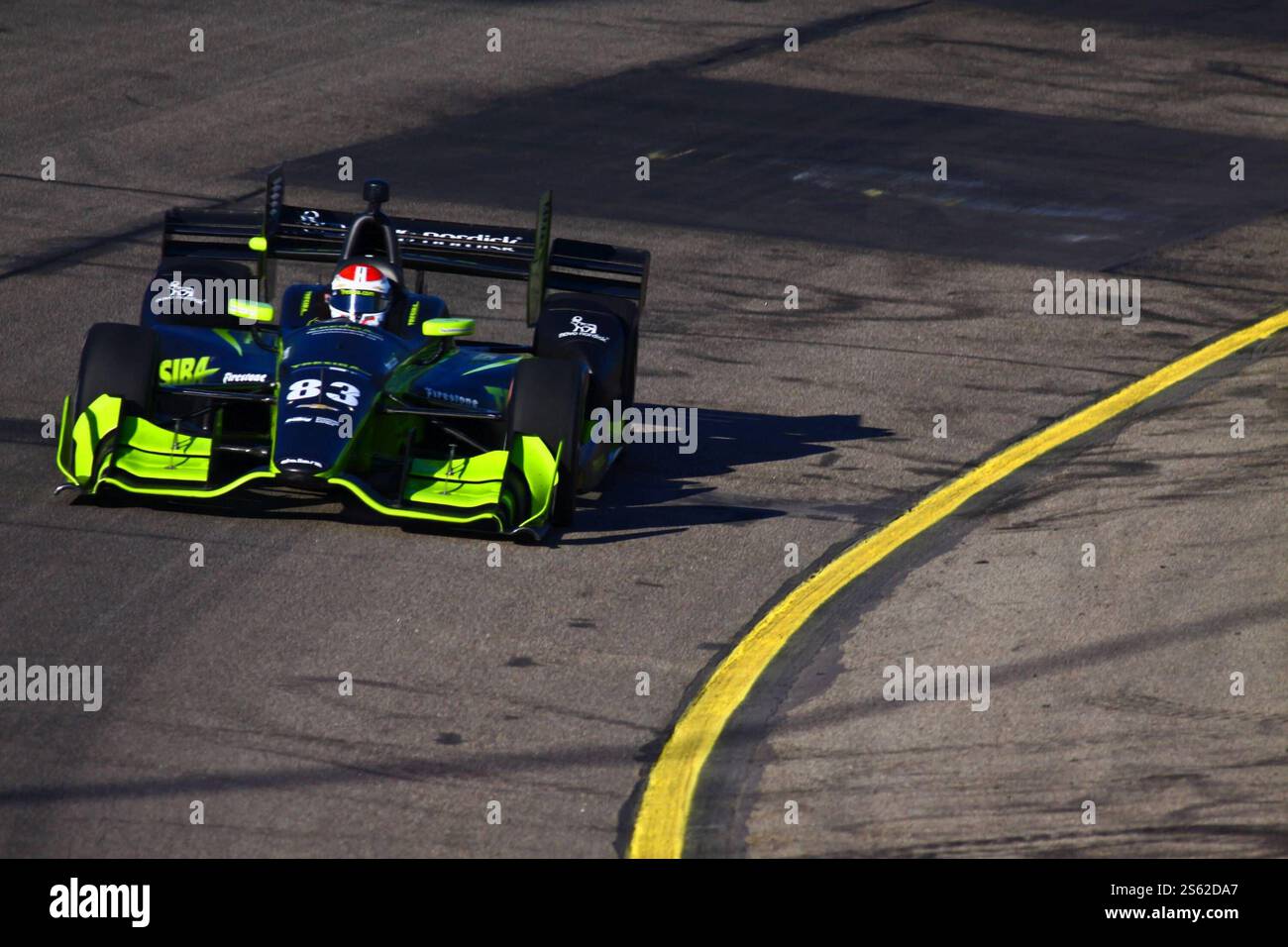 Newton, Iowa USA - July 9, 2016: Verizon IndyCar Series Iowa Corn Indy ...