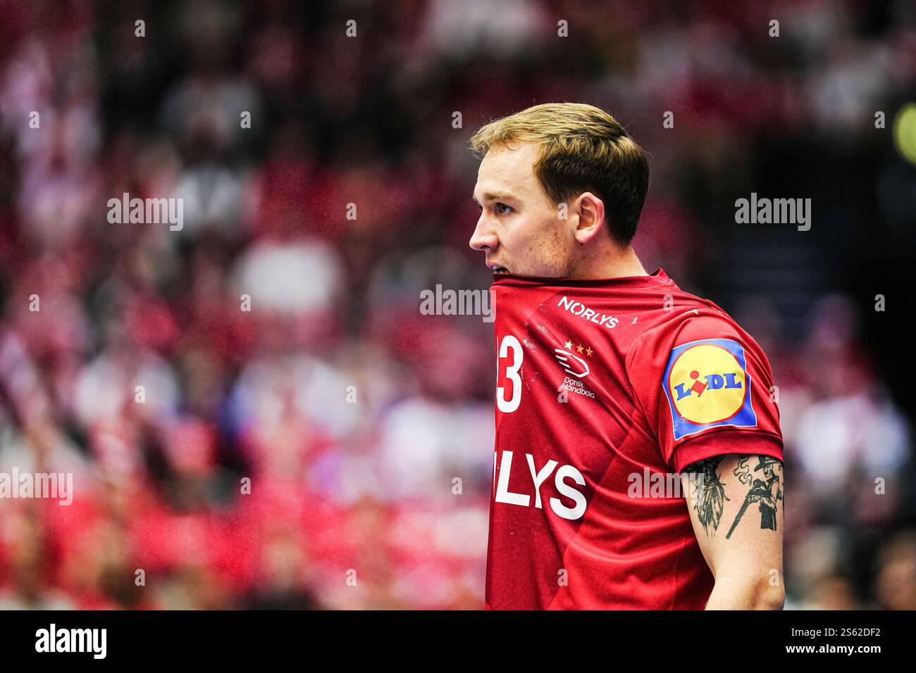 Simon Pytlick (Daenemark, #43) DEN, Daenemark vs. Algerien, Handball ...