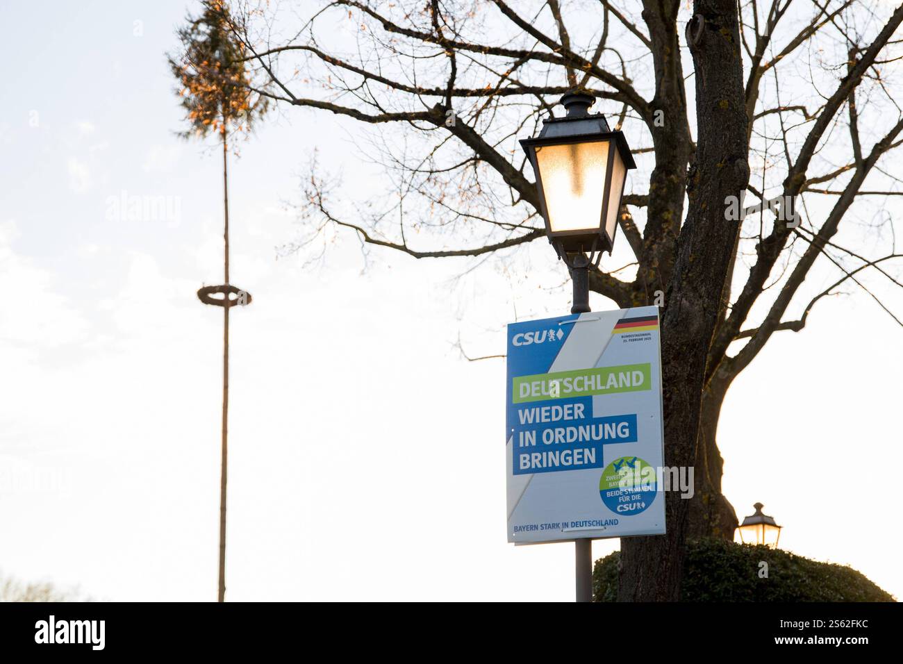 Deutschland 2025: Wahlplakate für die Bundestagswahl 2025 Im Bild ...