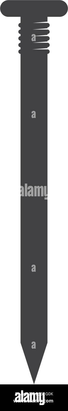 Nail construction tool icon vector Stock Vector Image & Art - Alamy