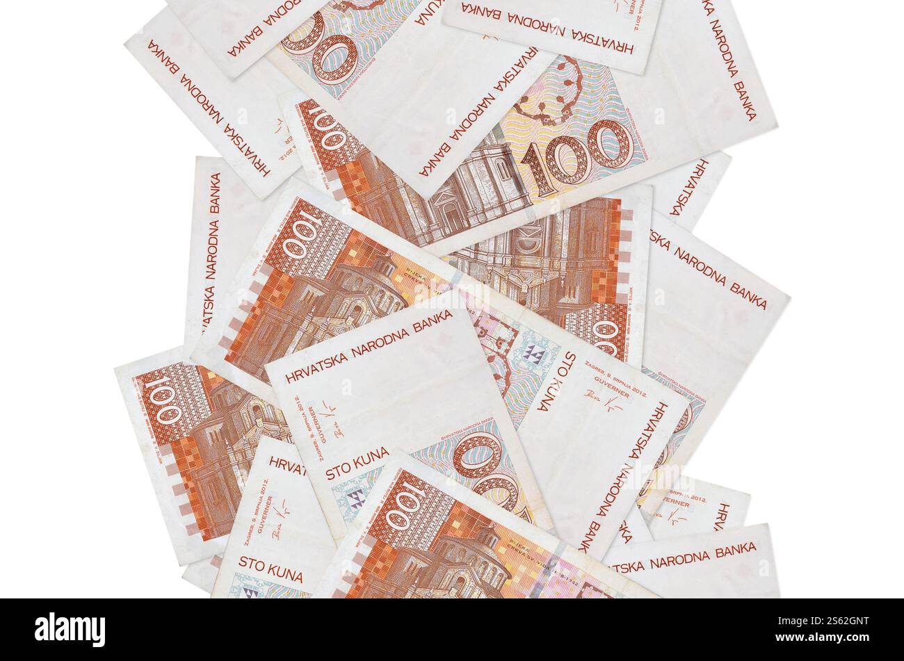 100 Croatian Kuna Bills Flying Down Isolated On White Many Banknotes 100-croatian-kuna-bills-flying-down-isolated-on-white-many-banknotes