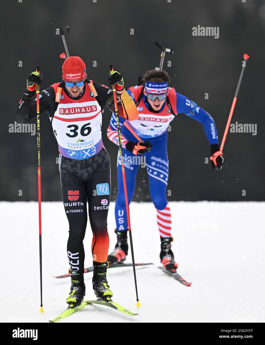 Ruhpolding, Germany. 15th Jan, 2025. Biathlon; World Cup, individual 20 ...