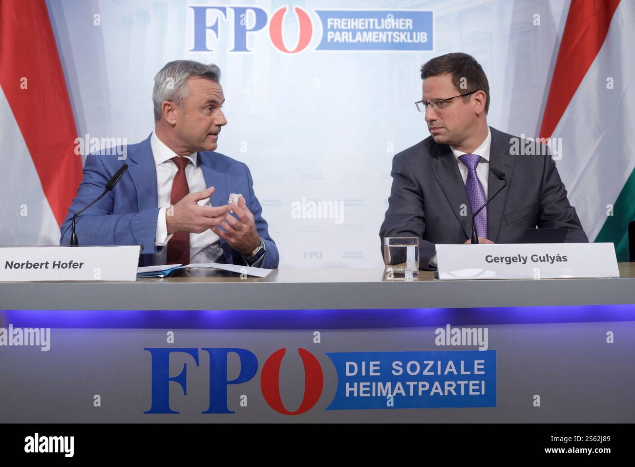 AUSTRIA; VIENNA; 20250115; Top candidate of the Freedom Party of ...