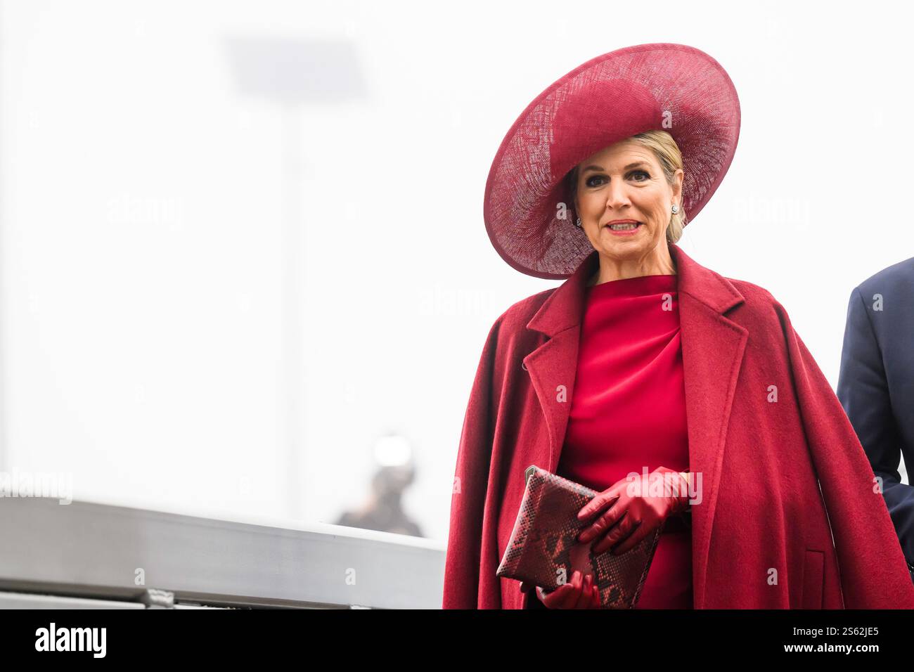 Dinteloord, Nederland. 15th Jan, 2025. Queen Maxima during a visit to ...