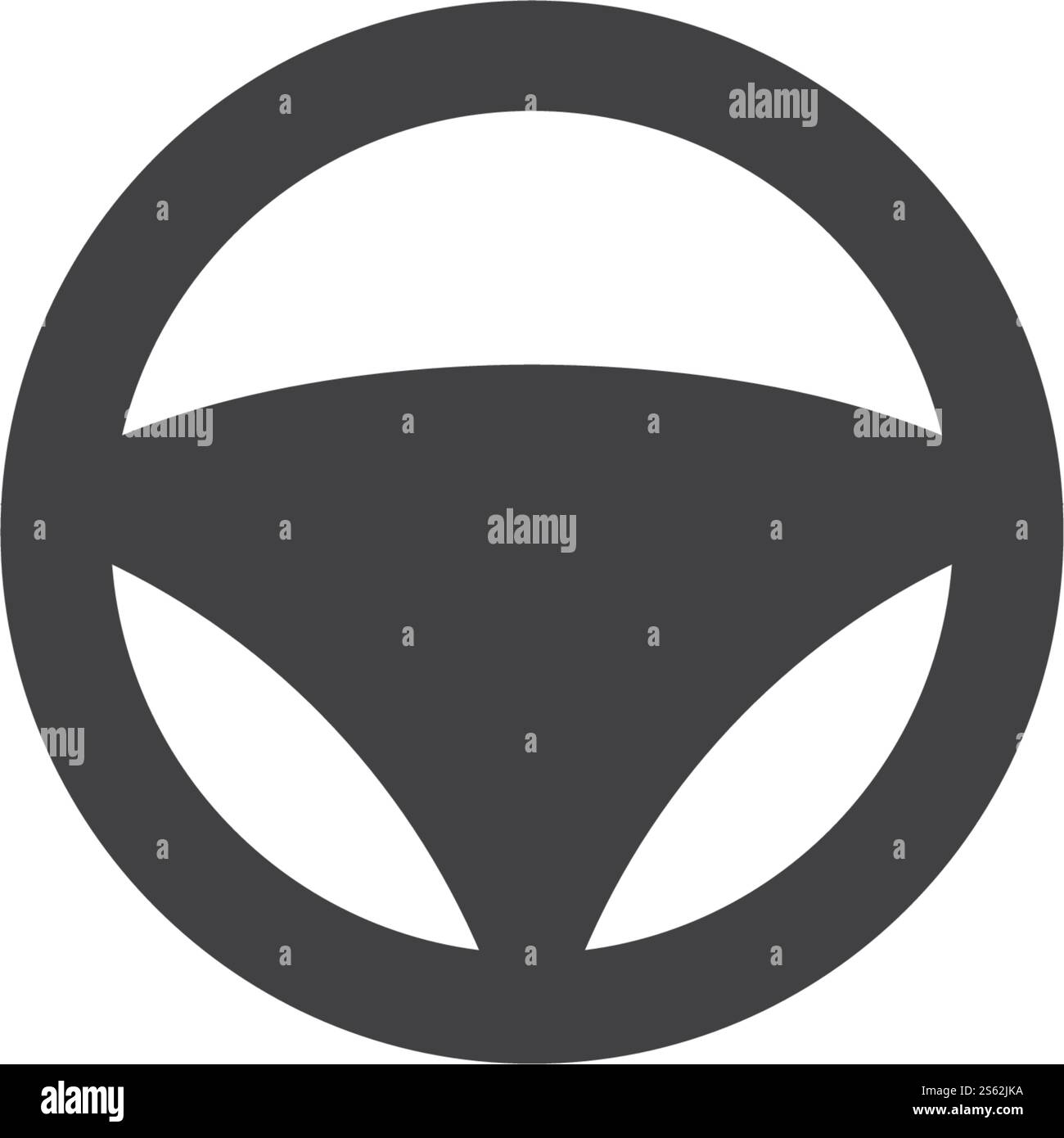 Steering wheel logo vector flat design Stock Vector Image & Art - Alamy