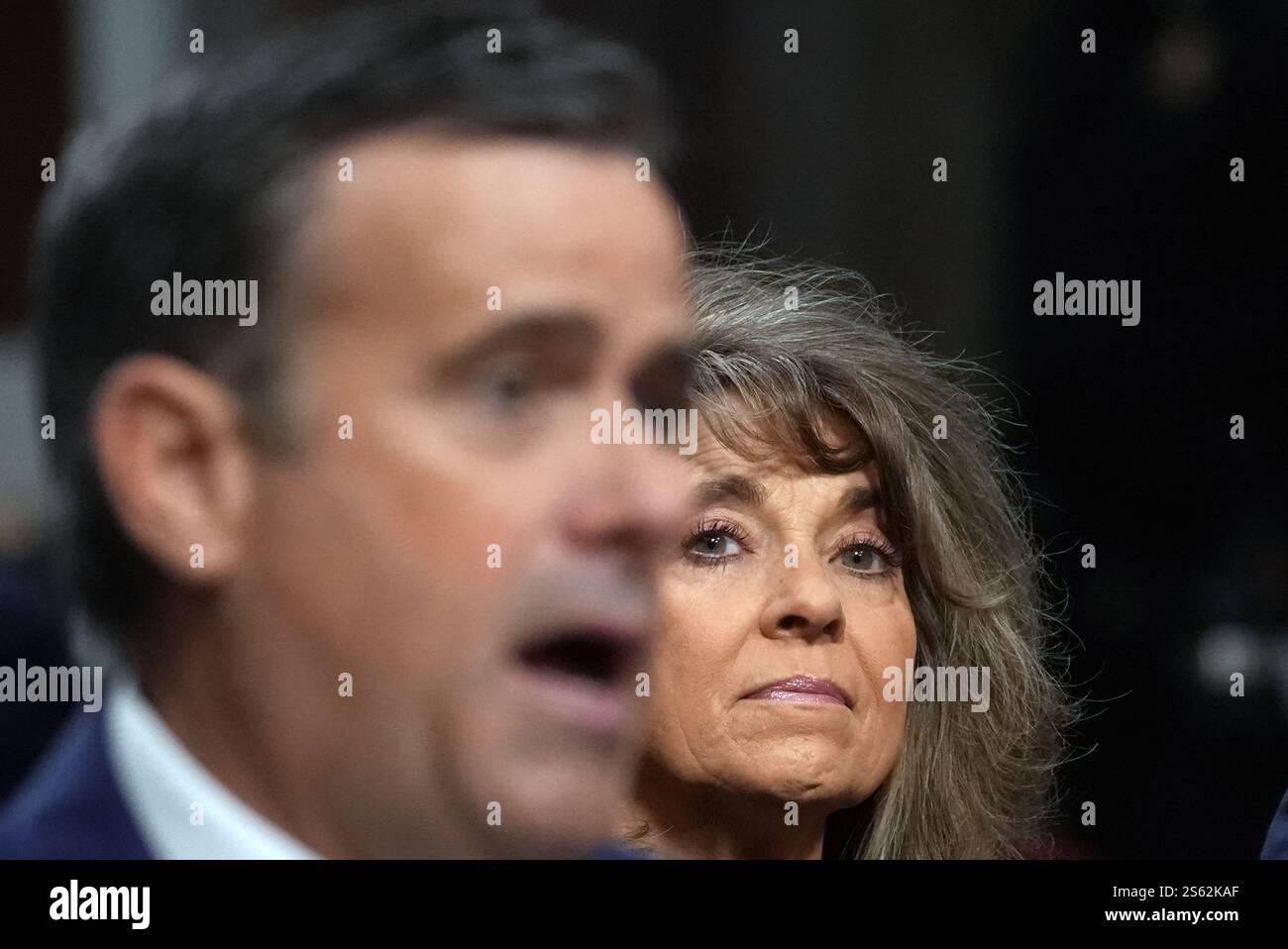 Washington, United States. 15th Jan, 2025. Michele Radcliffe, wife of ...