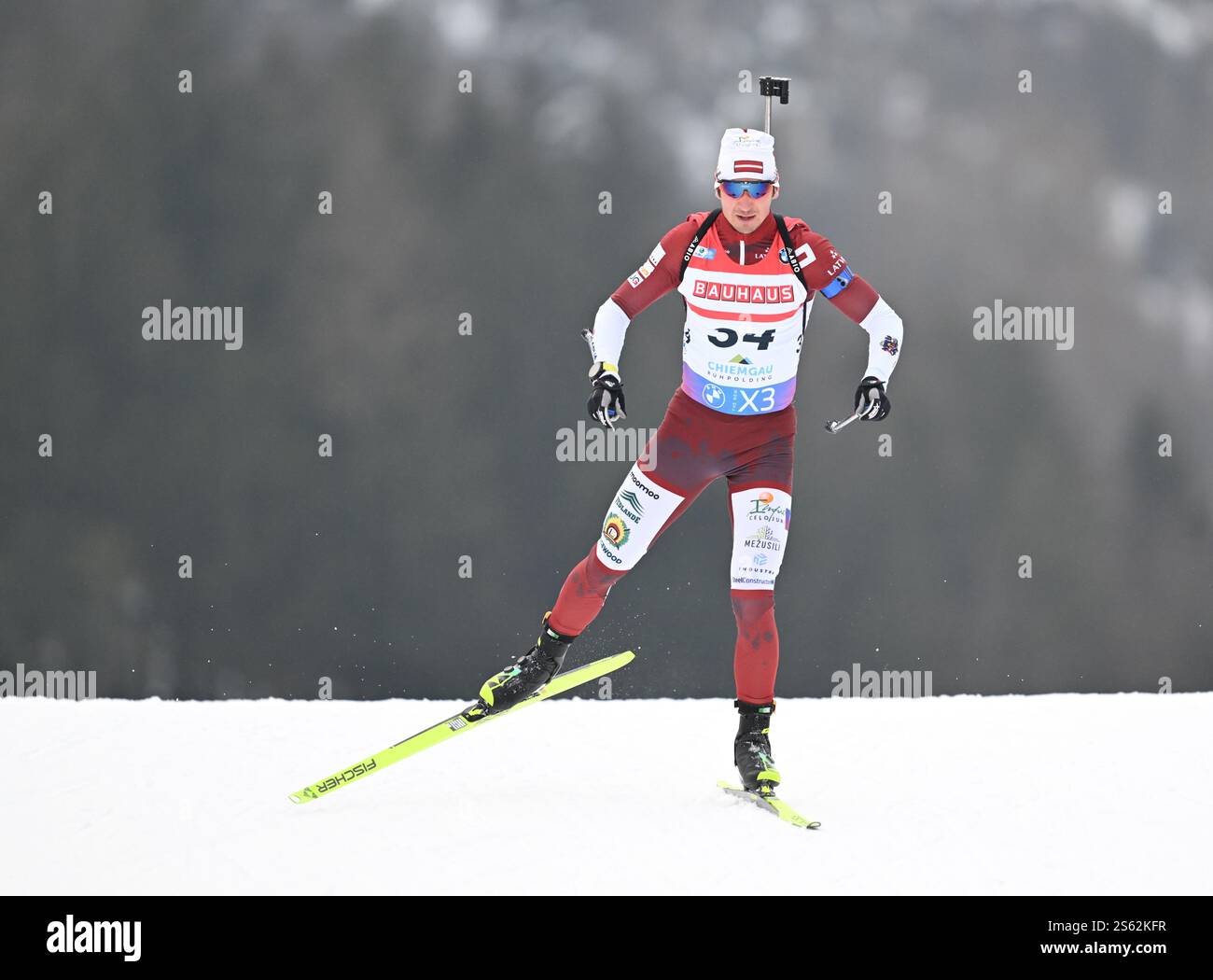 Ruhpolding, Germany. 15th Jan, 2025. Biathlon; World Cup, individual 20 ...
