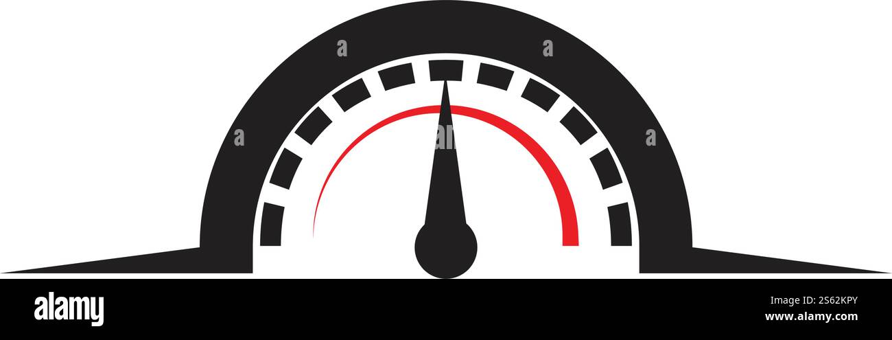 speedo meter logo icon template design Stock Vector Image & Art - Alamy