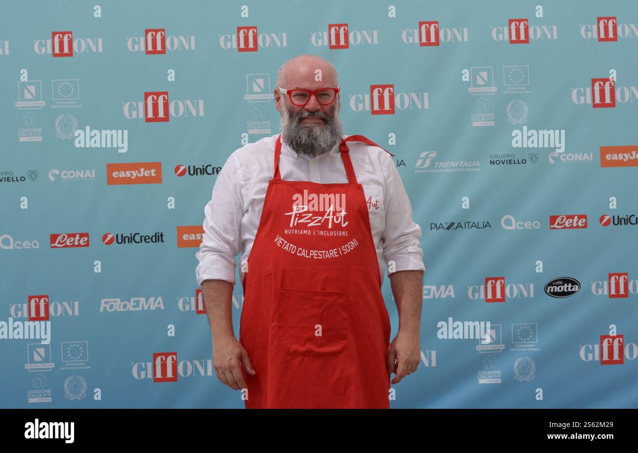 GIFFONI VALLE PIANA,ITALY - July 24,2024 : Nico Acampora at Giffoni ...