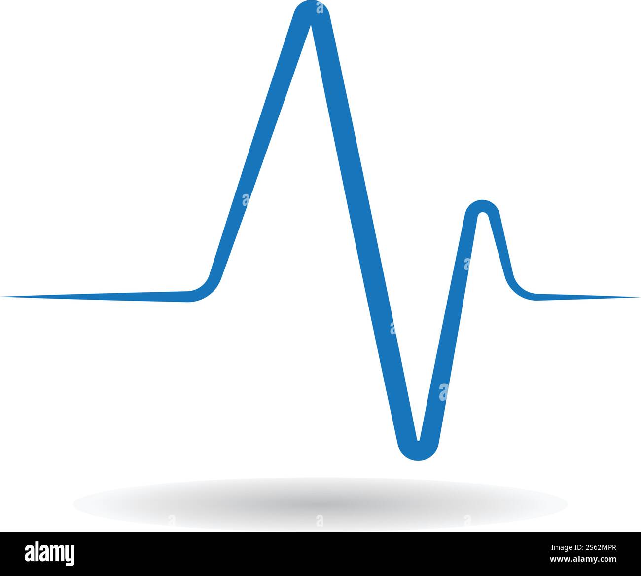 Pulse line ilustration vector template Stock Vector Image & Art - Alamy