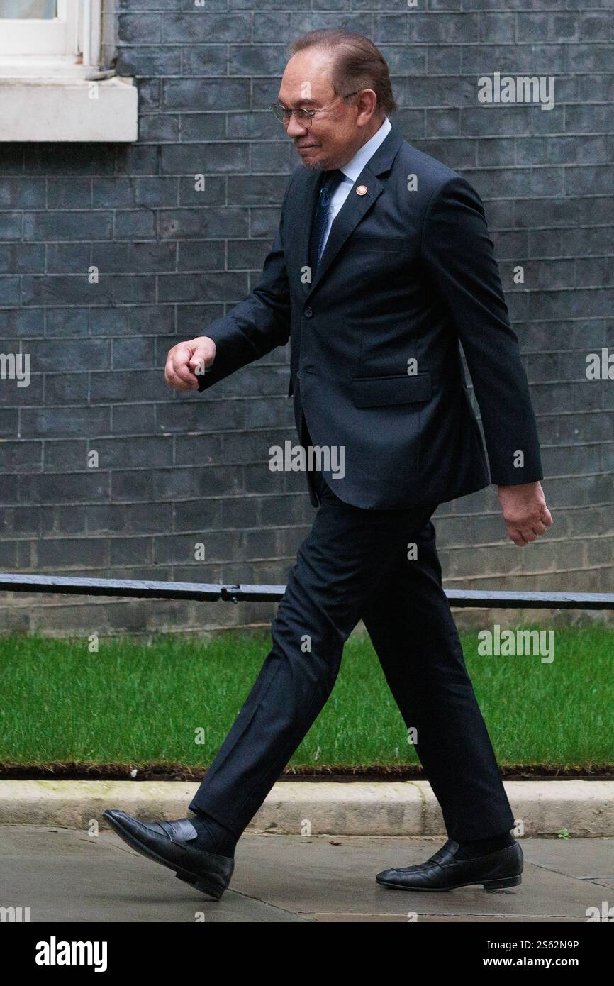 London, UK. 15th January, 2025. The Prime Minister of Malaysia, Anwar ...