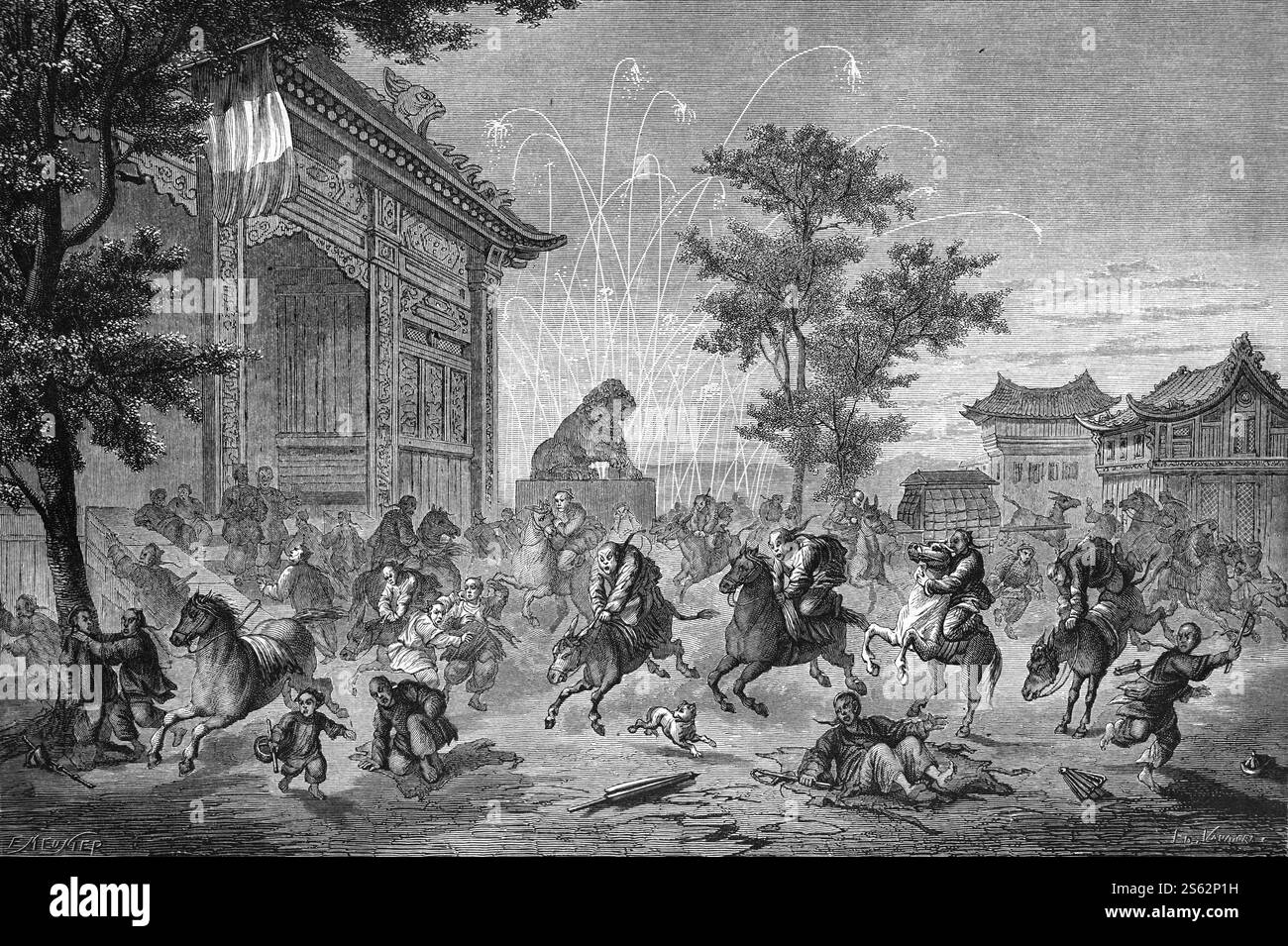 Chinese firework historical hi-res stock photography and images - Alamy