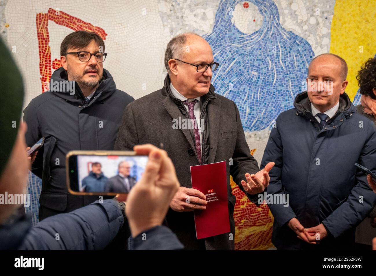 January 15, 2025, Rome, Rm, Italy: ROBERTO GUALTIERI, Mayor of Rome ...