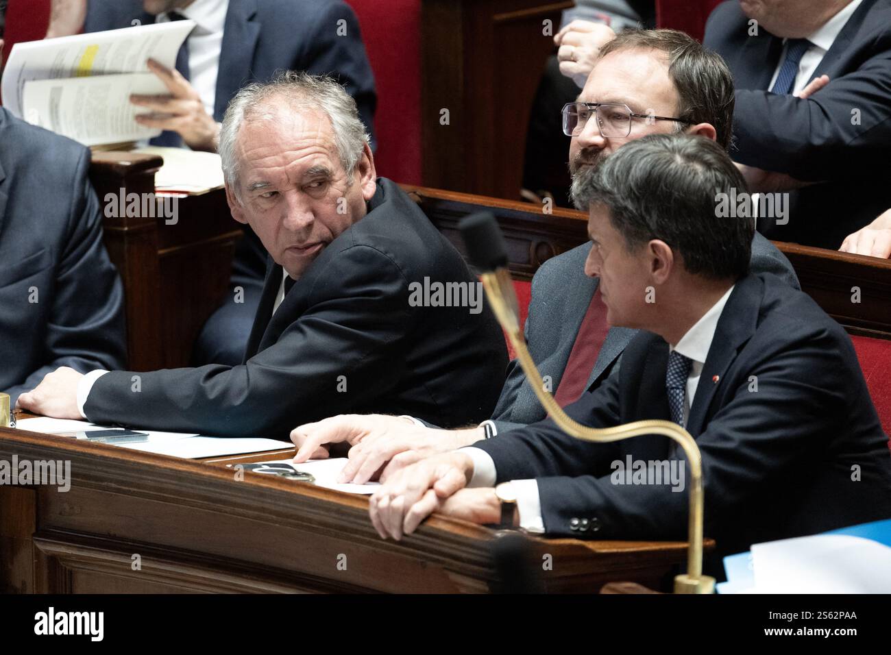 Paris, France. 15th Jan, 2025. French Prime Minister Francois Bayrou ...