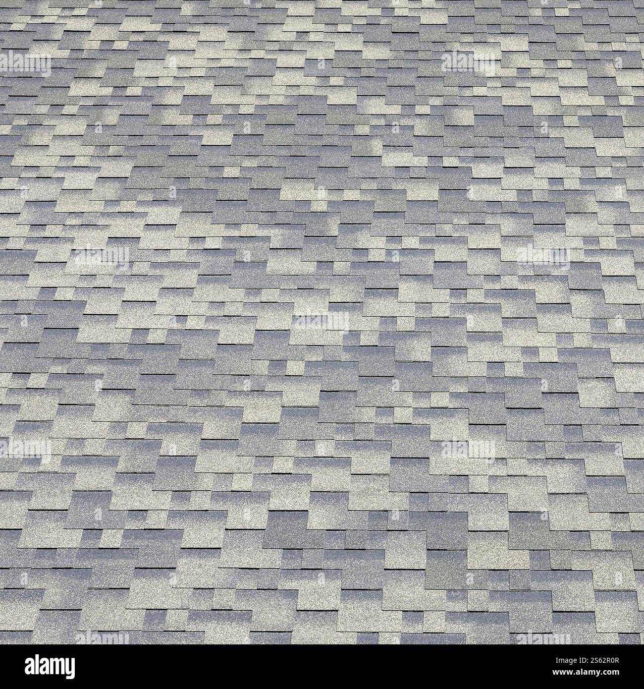 Flexible shingles of bitumen roofing surface. Background mosaic texture ...