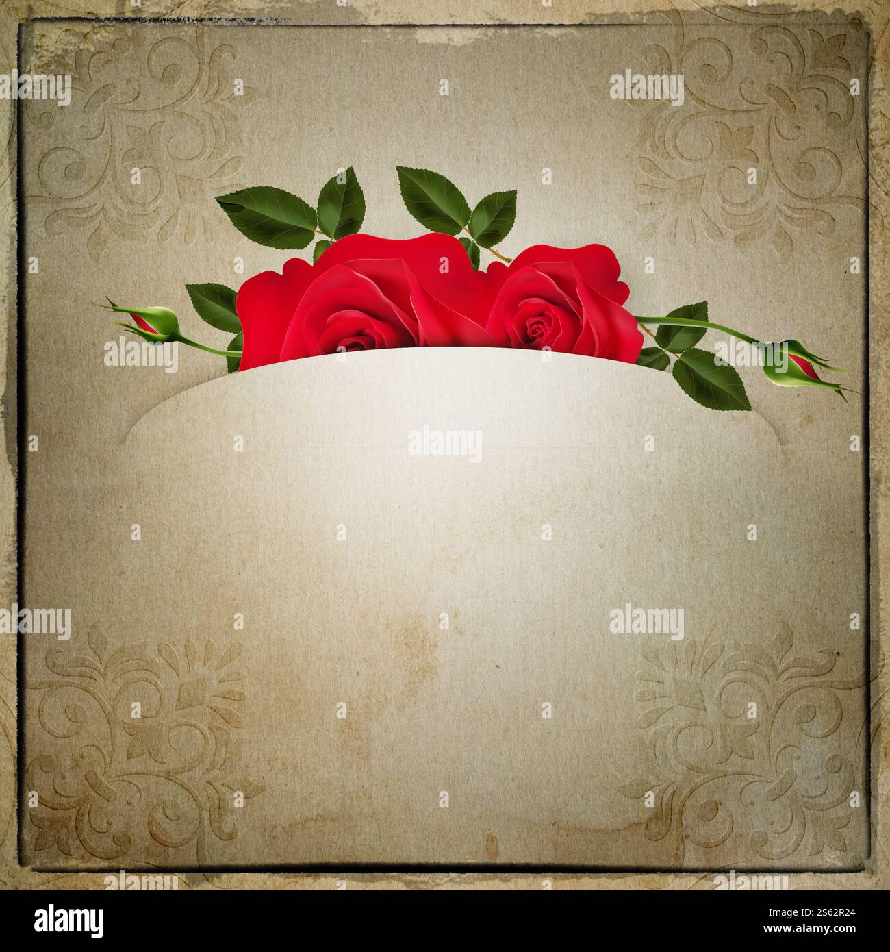 Old-fashioned vintage background for the design Stock Photo - Alamy