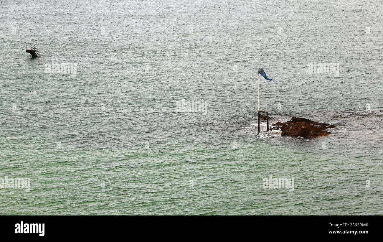 194 Wind cone and stainless-steel railing trampoline of high tide ...