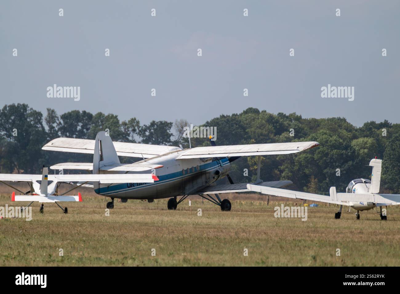 Antonov An-2 single-engine biplane passenger aircraft with other light ...