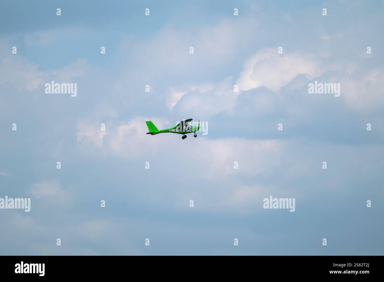 Green Aeroprakt A-32 Ukrainian two-seat, high-wing, tricycle gear ...